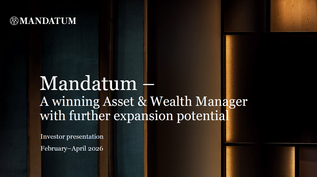 Quarterly reporting and presentations - Mandatum